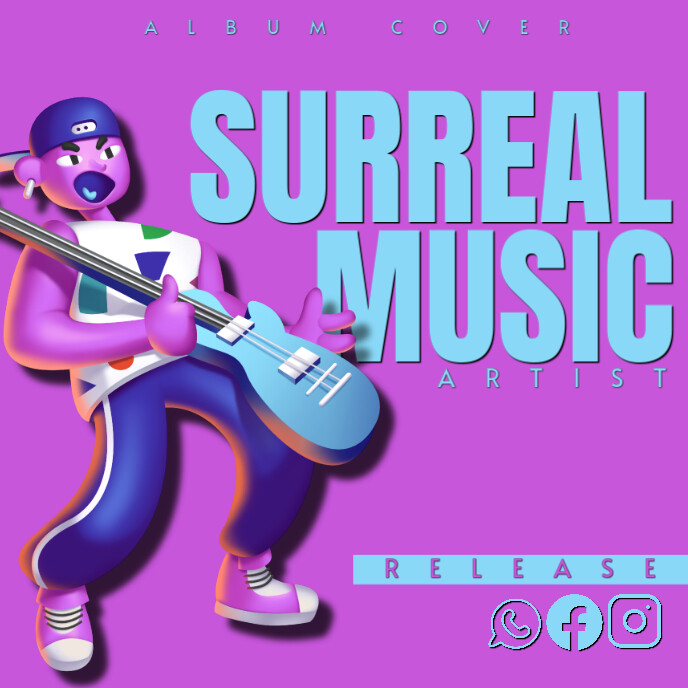 Music album cover Template | PosterMyWall