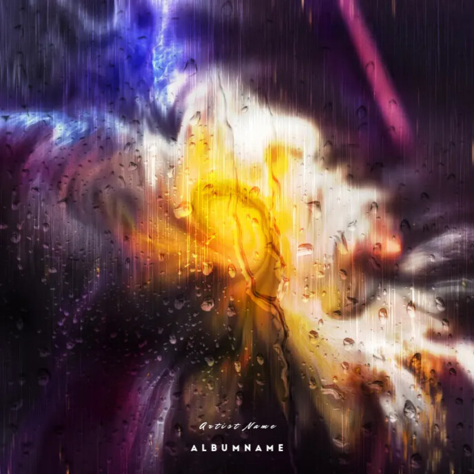 Copy of Music Album Cover Template abstract composition | PosterMyWall