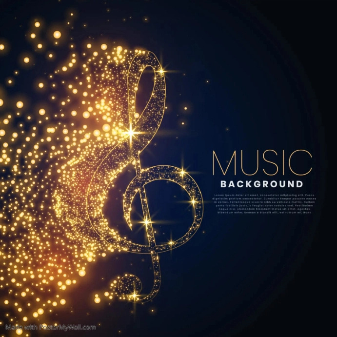 Music baground poster design template | PosterMyWall