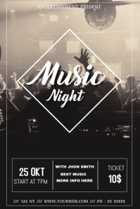 Free Band Poster Template | PosterMyWall