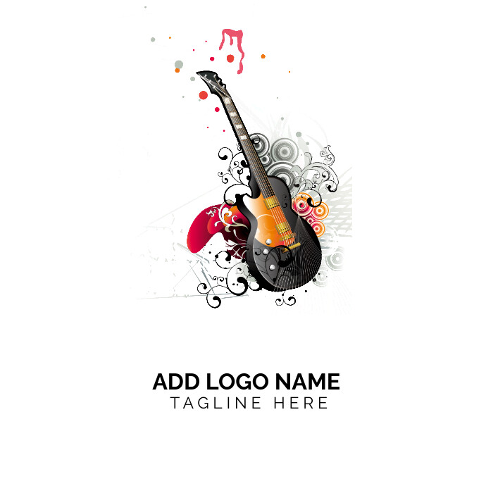 music band / guitar logo Template | PosterMyWall