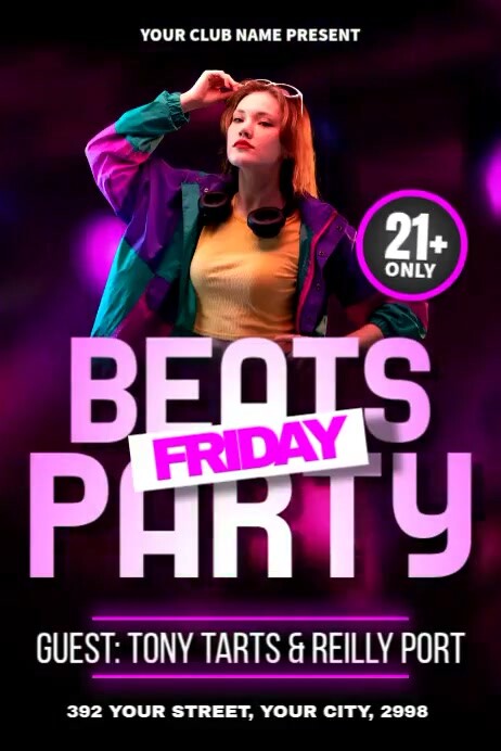 Copy of Music Beats Party | PosterMyWall