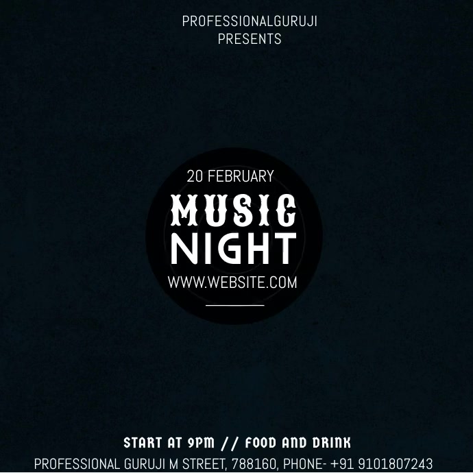 music club ads Template | PosterMyWall