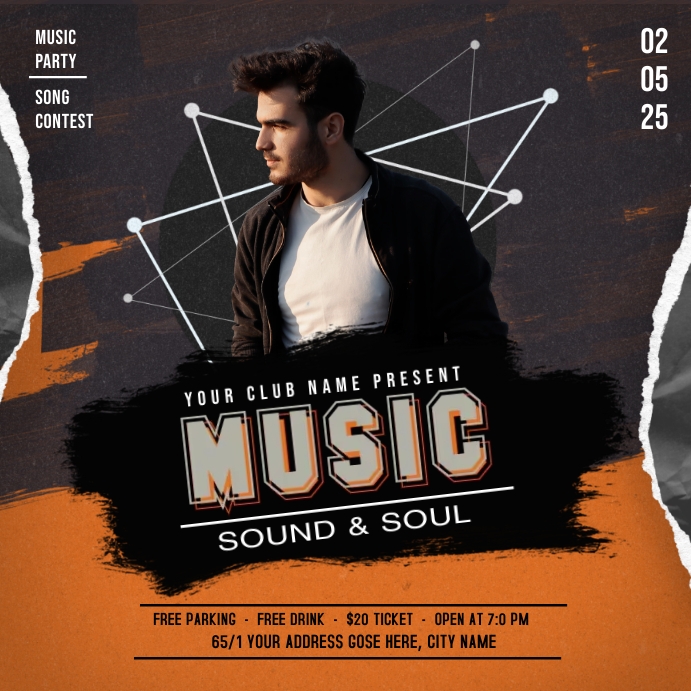 Music Club Template | PosterMyWall