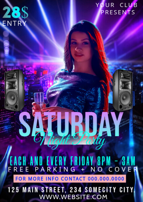 music club party Template | PosterMyWall