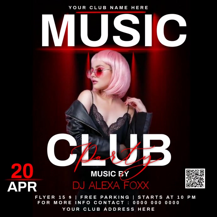 MUSIC CLUB Party flyer Template | PosterMyWall