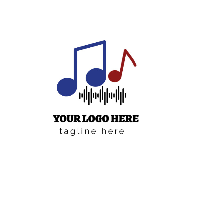music company name|music logo|classy logo| Template | PosterMyWall