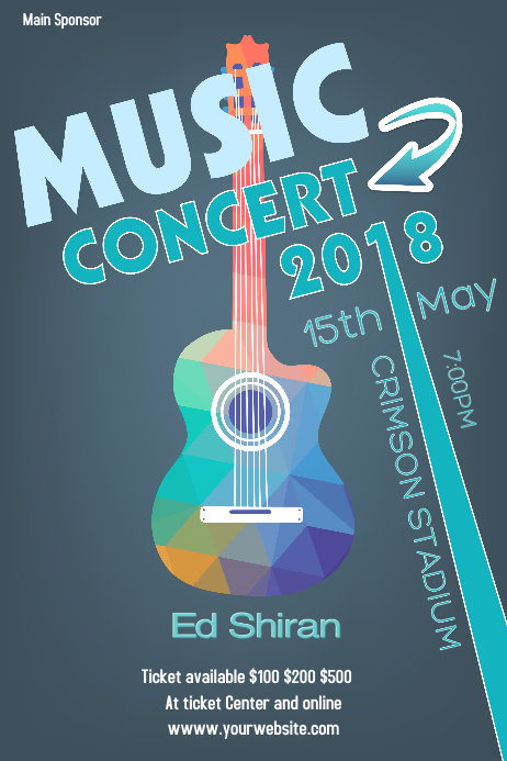 Music Concert Template | PosterMyWall