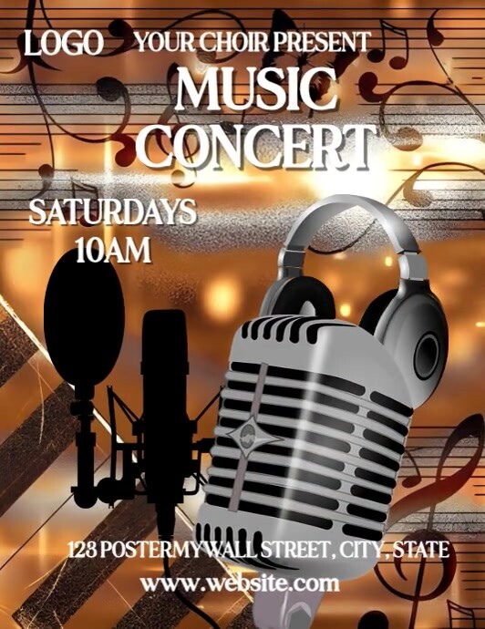Music Concert Design Flyer Templat | PosterMyWall