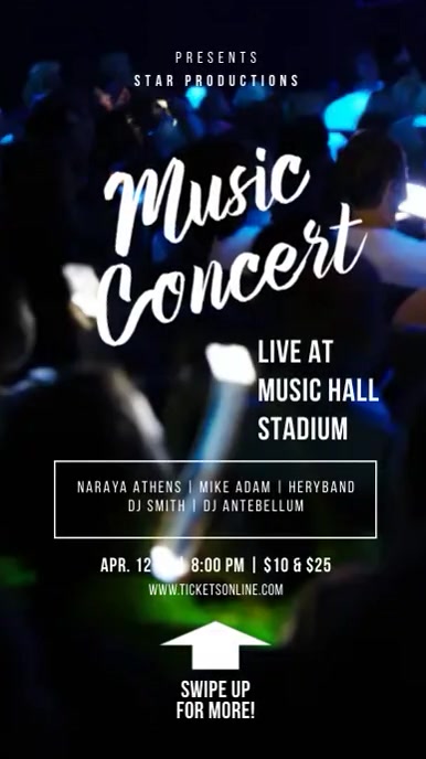 Music Concert Template | PosterMyWall