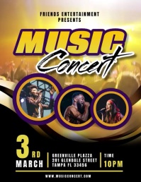 MUSIC CONCERT FLYER Template | PosterMyWall