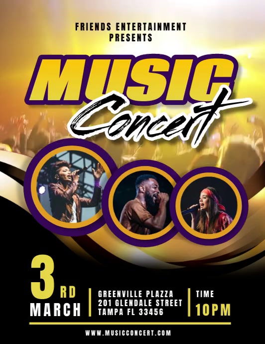 Music Concert Templat | PosterMyWall