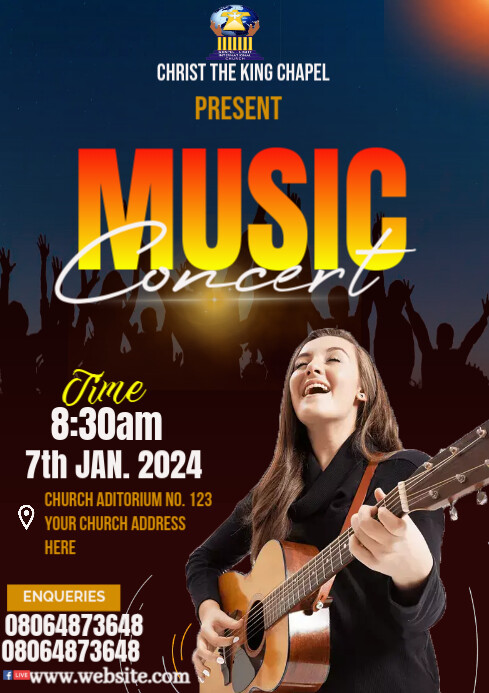 MUSIC CONCERT Template | PosterMyWall