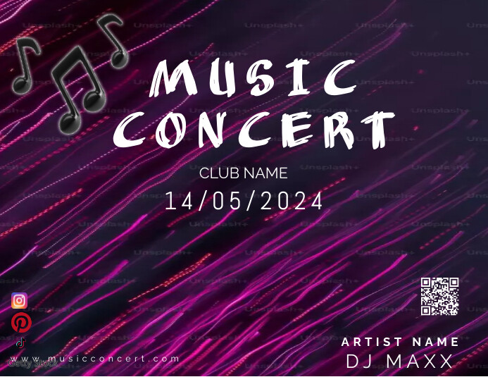 Music concert Template | PosterMyWall