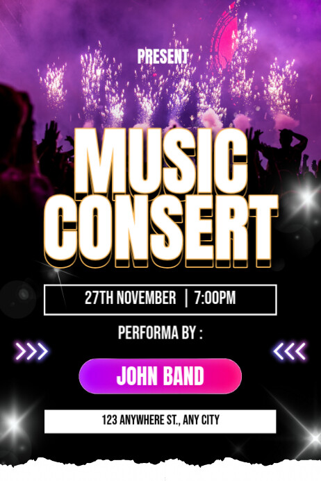Music Concert Template | PosterMyWall