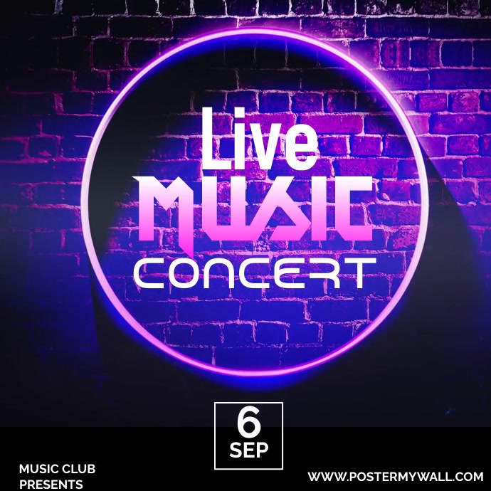 Music concert Template | PosterMyWall
