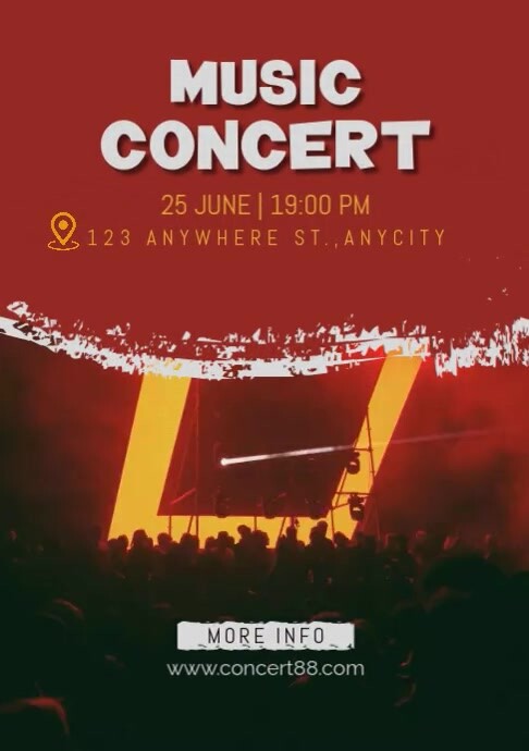 Music Concert Event Flyer Template | PosterMyWall
