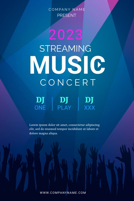 MUSIC CONCERT FLAYER TEMPLATE | PosterMyWall