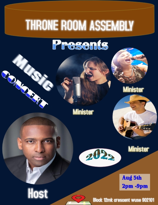 Music concert flyer church flyer Template | PosterMyWall