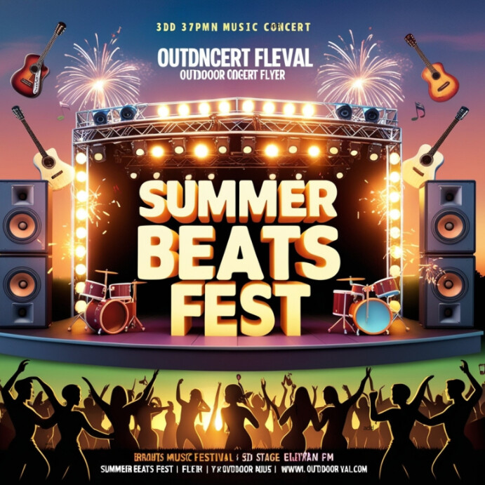 Copy of Music concert flyer | PosterMyWall