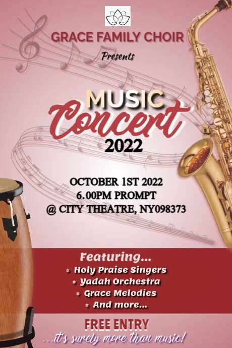 Music Concert Flyer Template | PosterMyWall