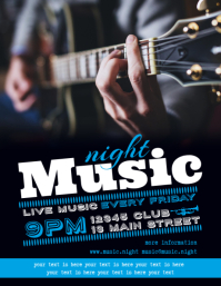 Concert Night Flyer Design Template | PosterMyWall
