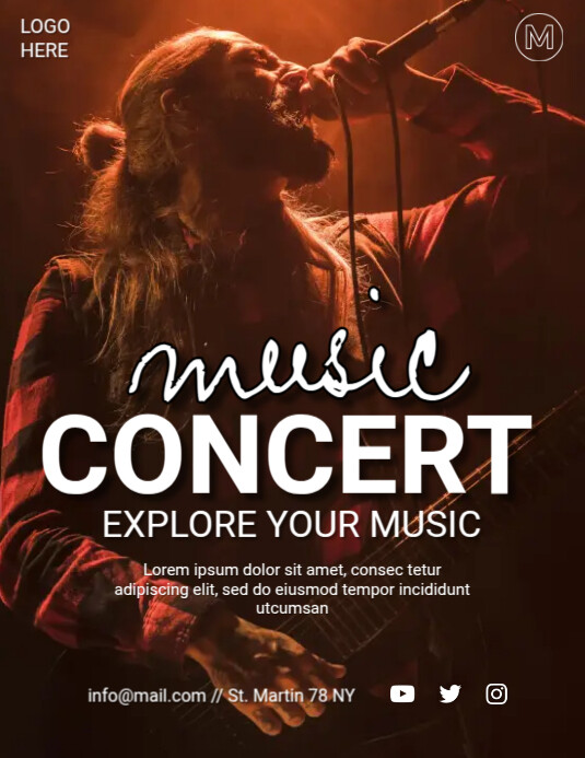 Music Concert Flyer Template | PosterMyWall