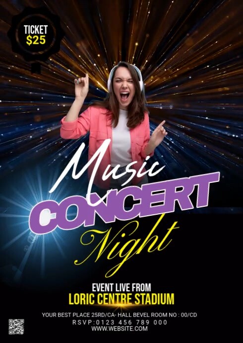 Music Concert Flyer Template | PosterMyWall