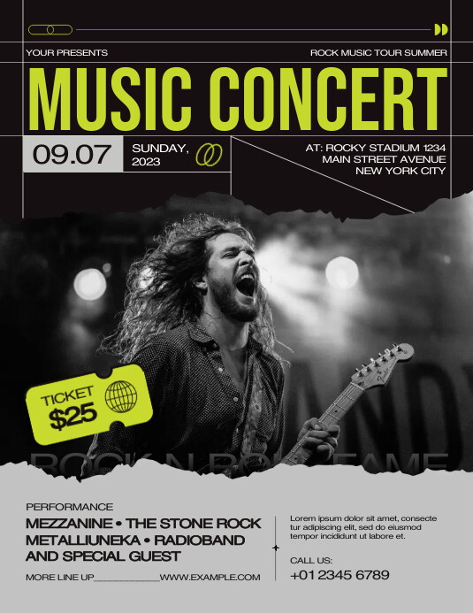 Copy of Music Concert Flyer Designs | PosterMyWall