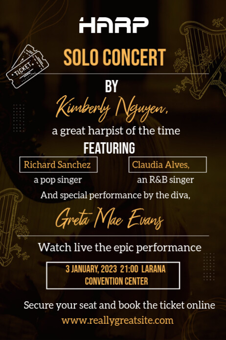 music concert flyer modern concert flyer Template | PosterMyWall
