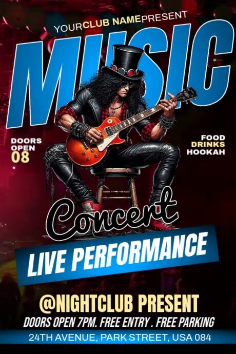 Copy of Music Concert Live Performance | PosterMyWall