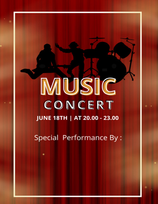 music concert poster Template | PosterMyWall