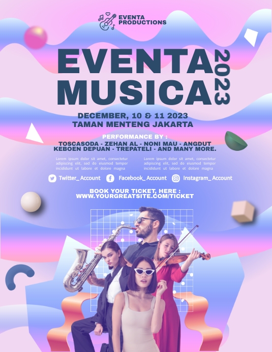 Music Concert Poster Template | PosterMyWall