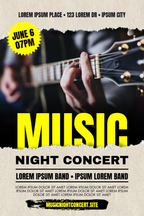 MUSIC CONCERT POSTER Template | PosterMyWall