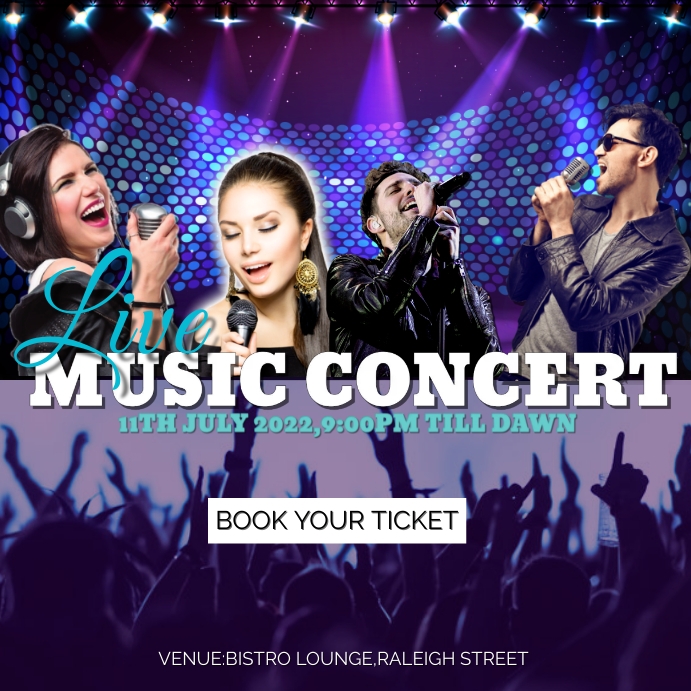 Copy of MUSIC CONCERT POSTER | PosterMyWall
