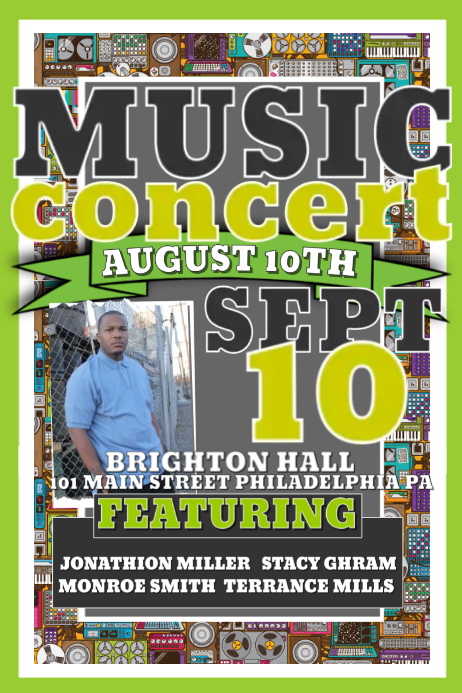 Szablon music concert | PosterMyWall