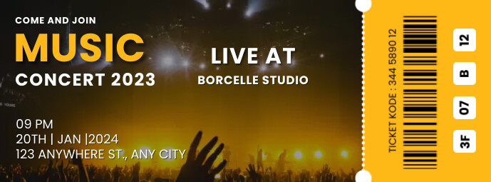 Copy of Music Concert Ticket | PosterMyWall