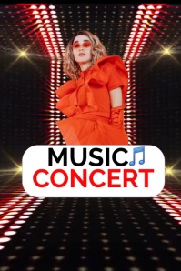 Creative Concert Poster Band Line-up Template | PosterMyWall