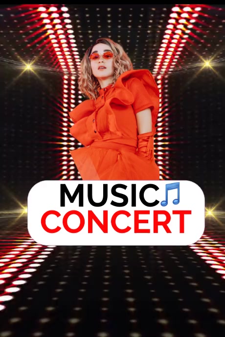 Music concert video Template | PosterMyWall