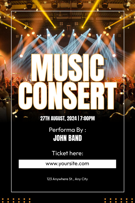 Copy of music concerts | PosterMyWall