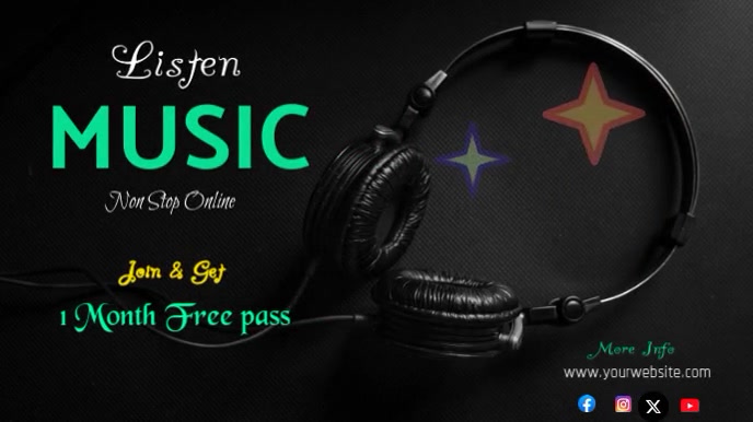 Plantilla de Music cover | PosterMyWall