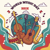 MUSIC DAY Template | PosterMyWall