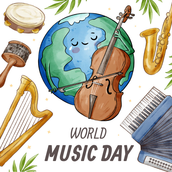 MUSIC DAY Template | PosterMyWall