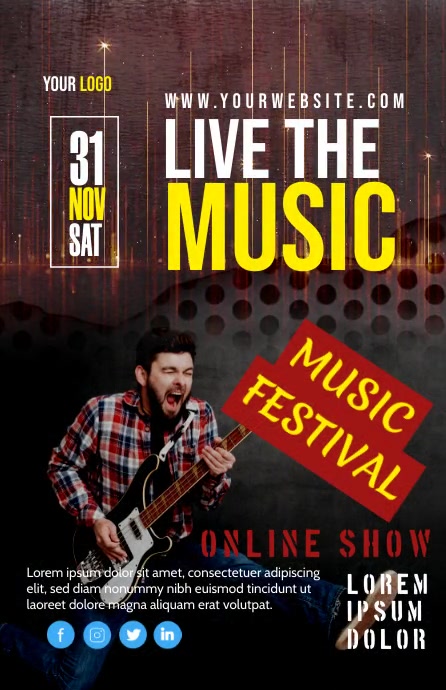 Music Template | PosterMyWall