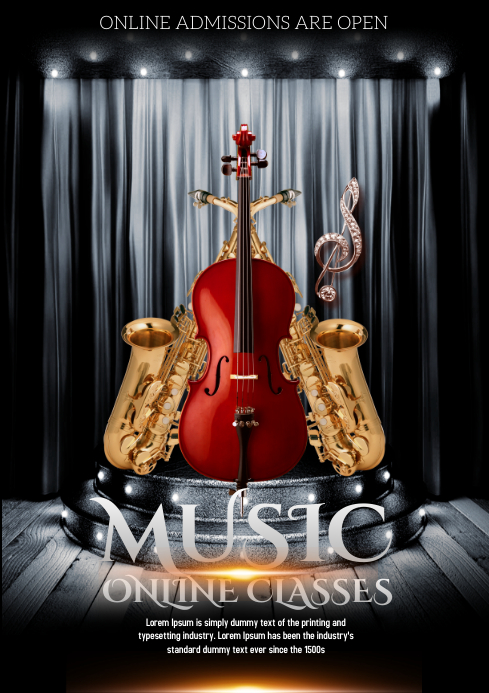 MUSIC Template | PosterMyWall