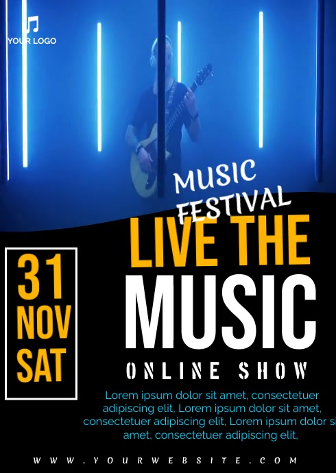 Music Template | PosterMyWall