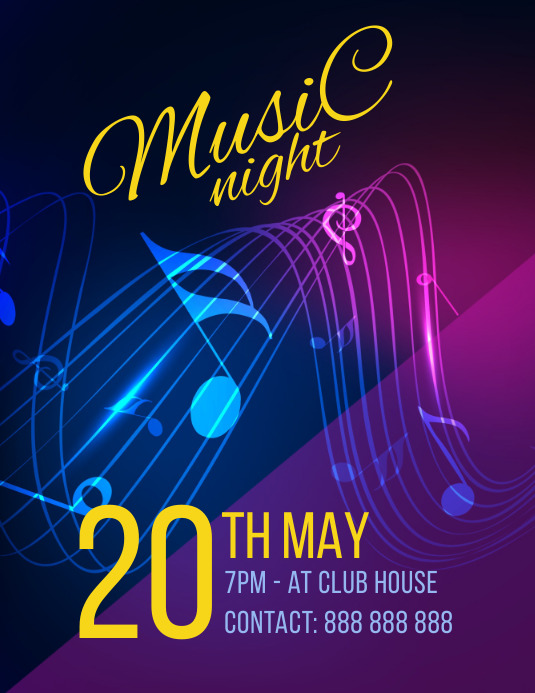 Copy of music | PosterMyWall