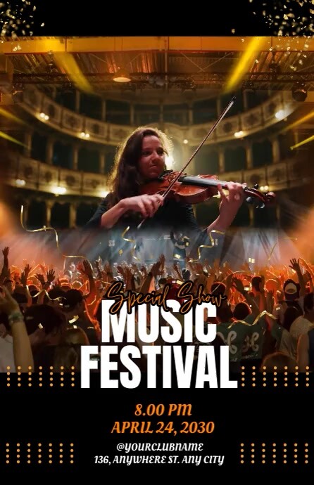music Template | PosterMyWall