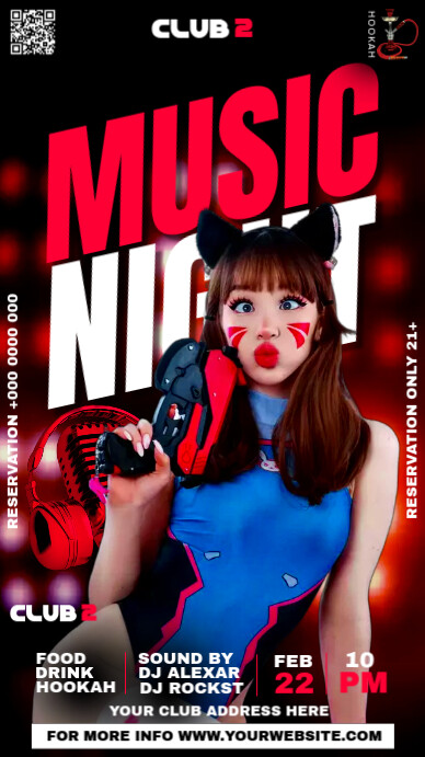 music dj night party Template | PosterMyWall