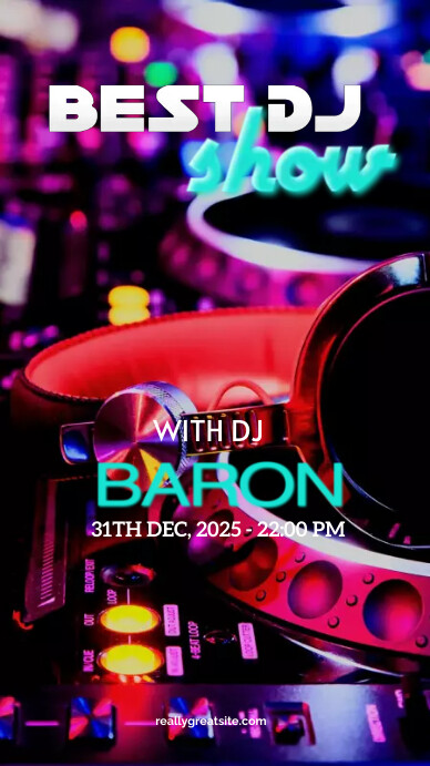 music dj show Template | PosterMyWall